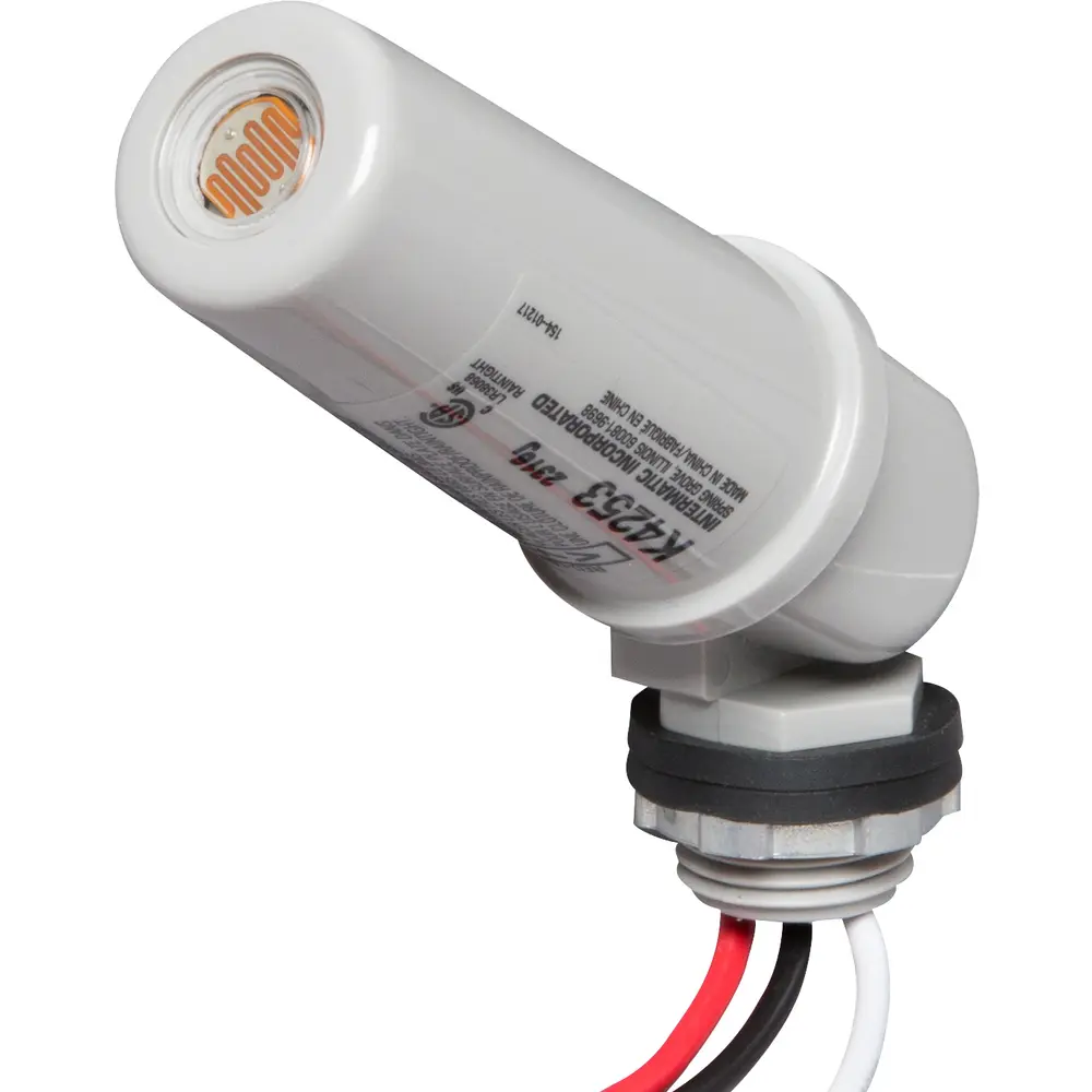 Stem and Swivel Mount Thermal Photocontrol, 208/277VAC