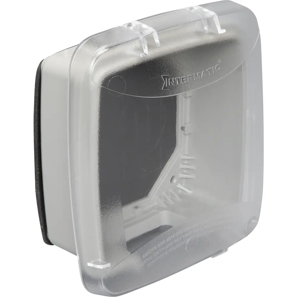 2-Gang Extra-Duty Plastic In-Use Weatherproof Cover, 2.25 in., Vertical ...