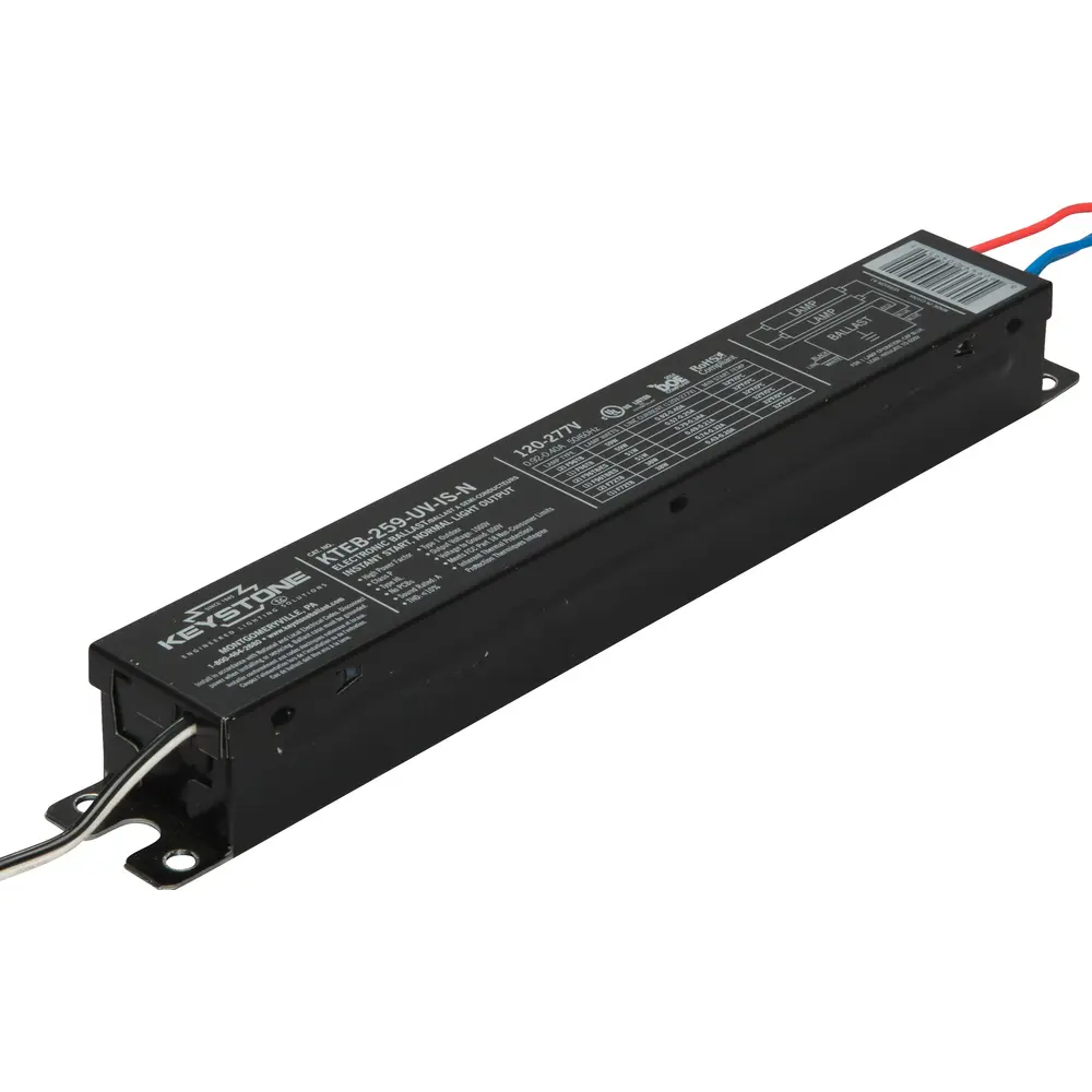 T8 Electronic Fluorescent Ballast, 2 x F96T8, 120-277 VAC Input, High ...