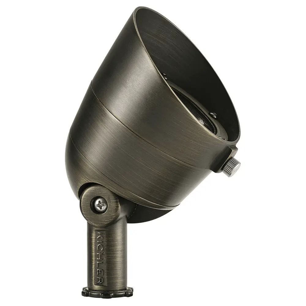 Landscape LED Accent Light, 3000K, 200 Lumens, 12 VAC/VDC, Centennial Brass