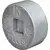 2" Threaded Insert Plug, Iron, Zinc Plated