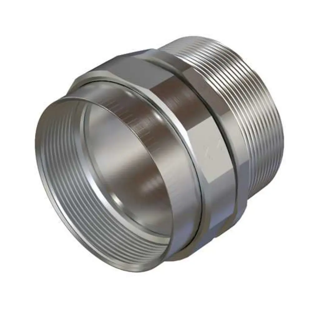 1/2 in. Zinc Plated Steel Hazardous Location Union, Male/Female