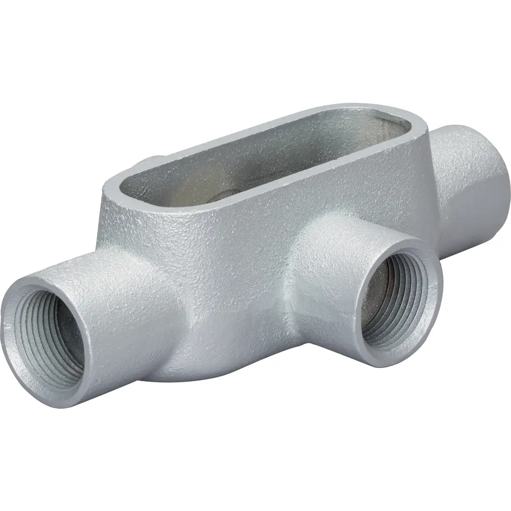 1 in. X Hub, Rigid Conduit Body, Iron, Form 7