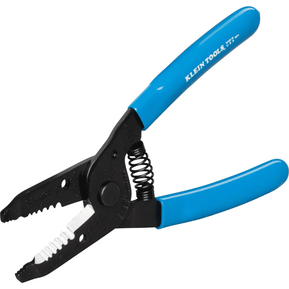 Wire Stripper/Cutter, 20 to 10 AWG Solid, 22 to 12 AWG Stranded, Blue