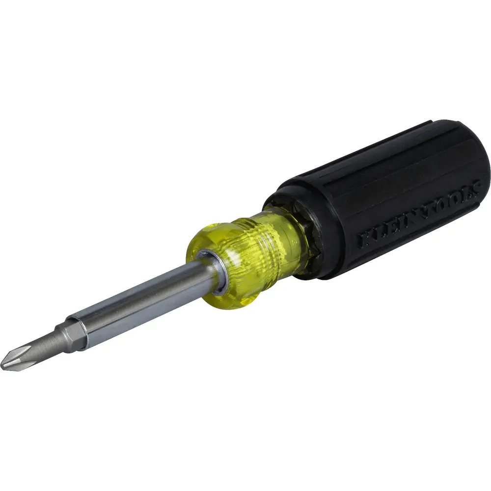 Multi-Bit Screwdriver / Nut Driver, 5-in-1, Phillips, Slotted Bits