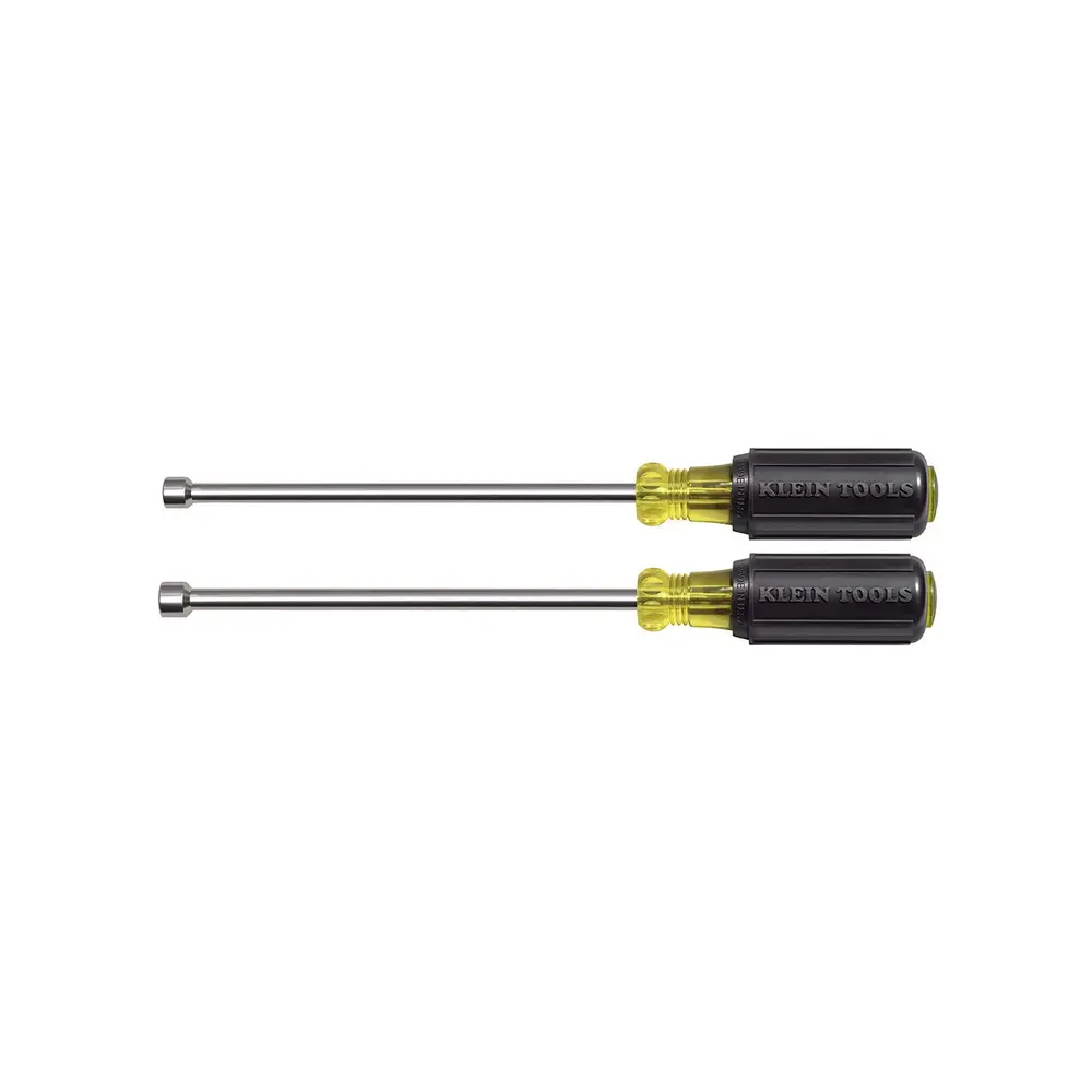 Nut Driver Set, Magnetic Nut Drivers, 6" Shafts, 2-Piece