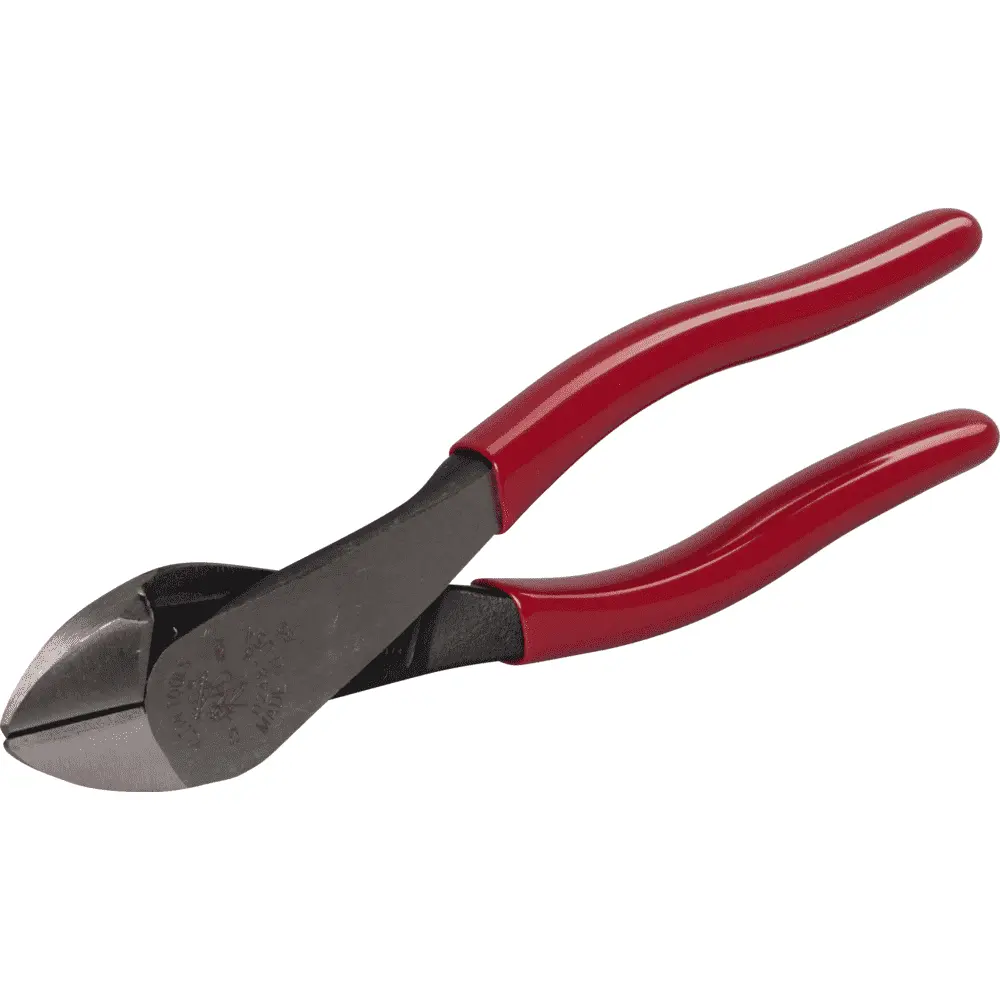 8" Diagonal-Cutting Pliers, Angled Head, Short Jaw