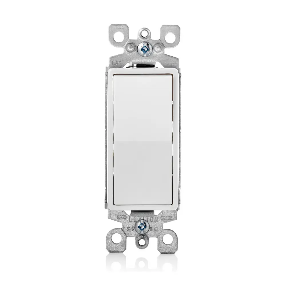 15A 120/277V Decora Rocker Switch, 3-Way, White