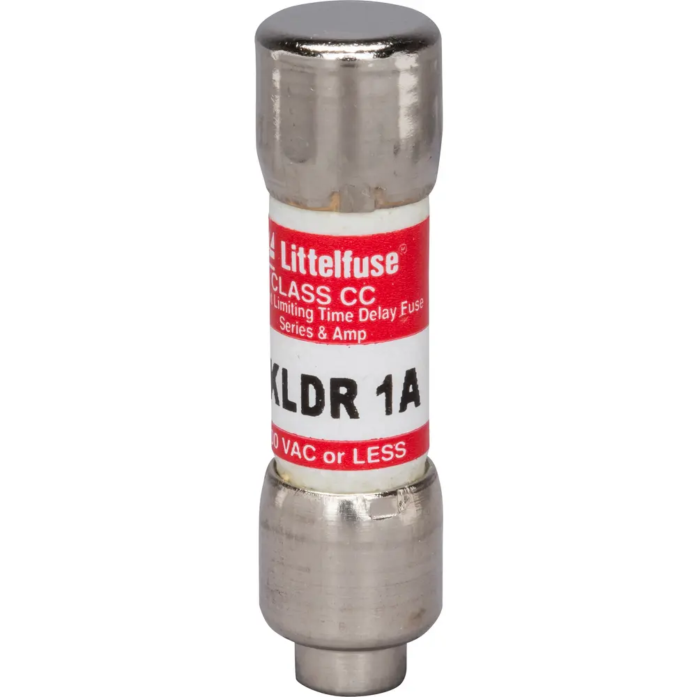Fuse, Time-Delay, 1A, 600VAC/300VDC, Class CC, Non-Indicating