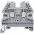 20A Terminal Blocks, Gray, 26 to 12 AWG, DIN Rail