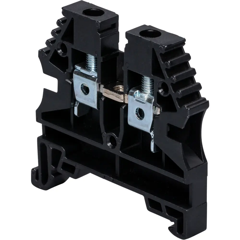 30 A Terminal Block, Red, 26 to 10 AWG, DIN Rail