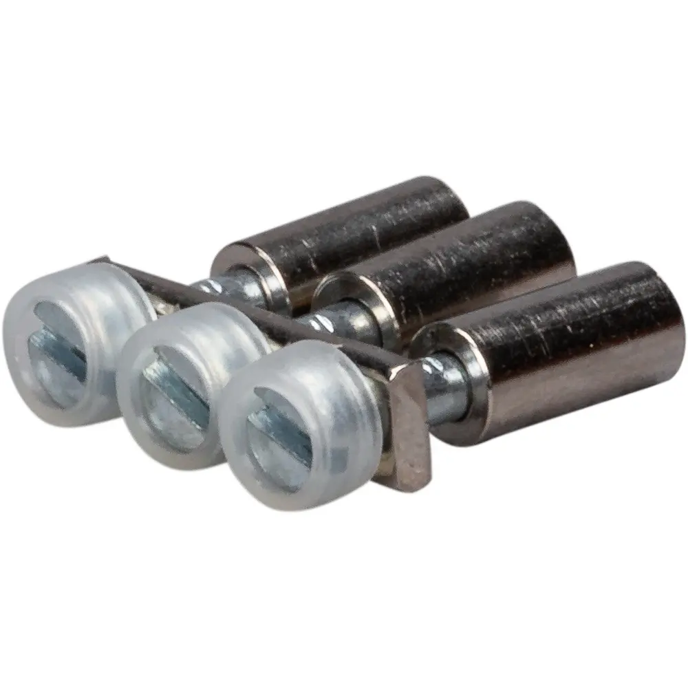 30 A 3-Way Cross Connector Terminal Block, 26 to 10 AWG, Silver
