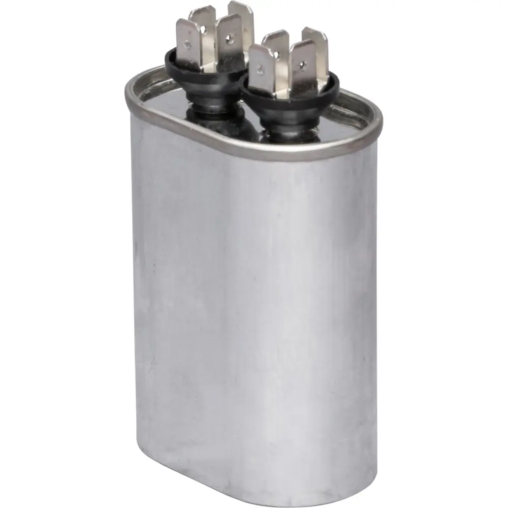 Run Capacitator, 10(MFD), Oval, 440 VAC
