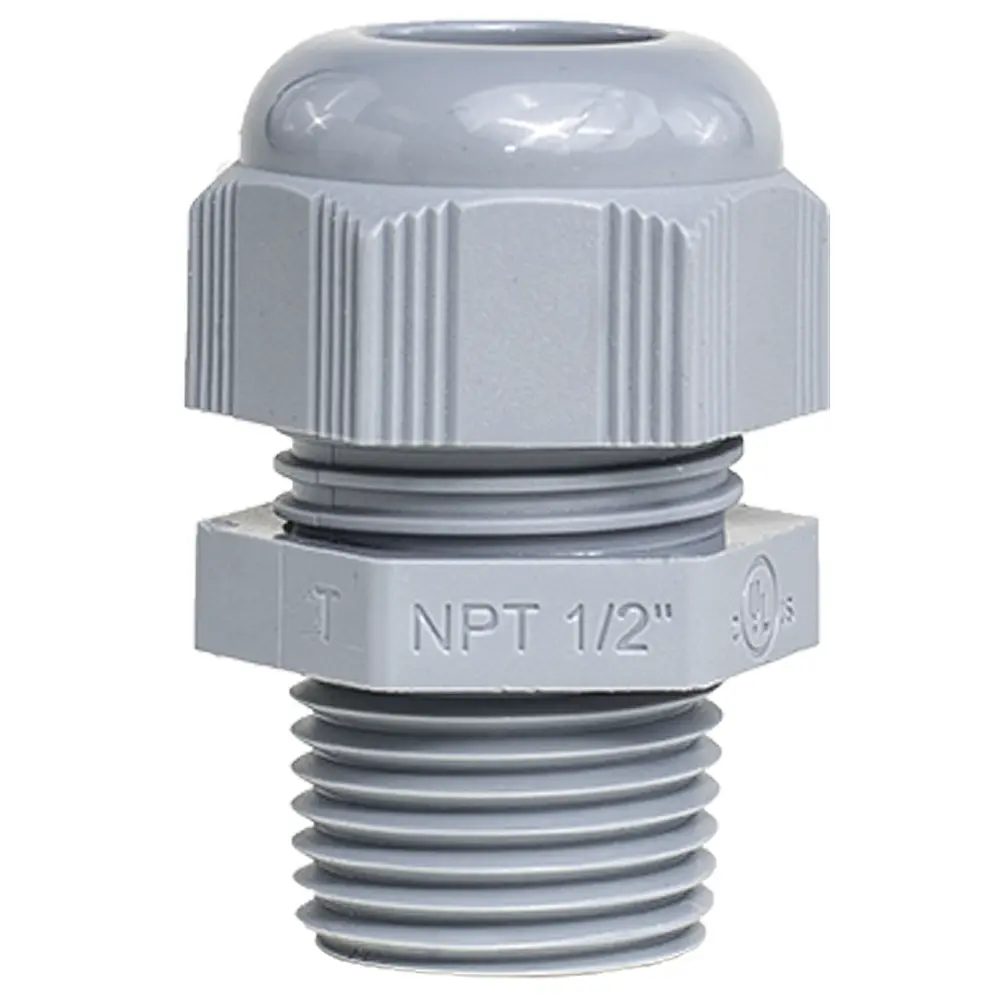 Cable Gland NPT 1/2" Polyamide Gray 5-9MM