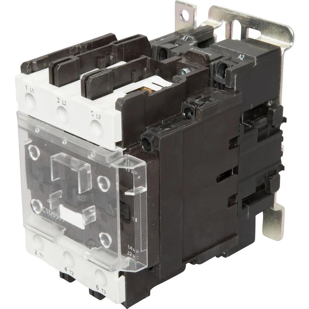 95A 120 VAC Contactor with 1NO/1NC, 3-Pole