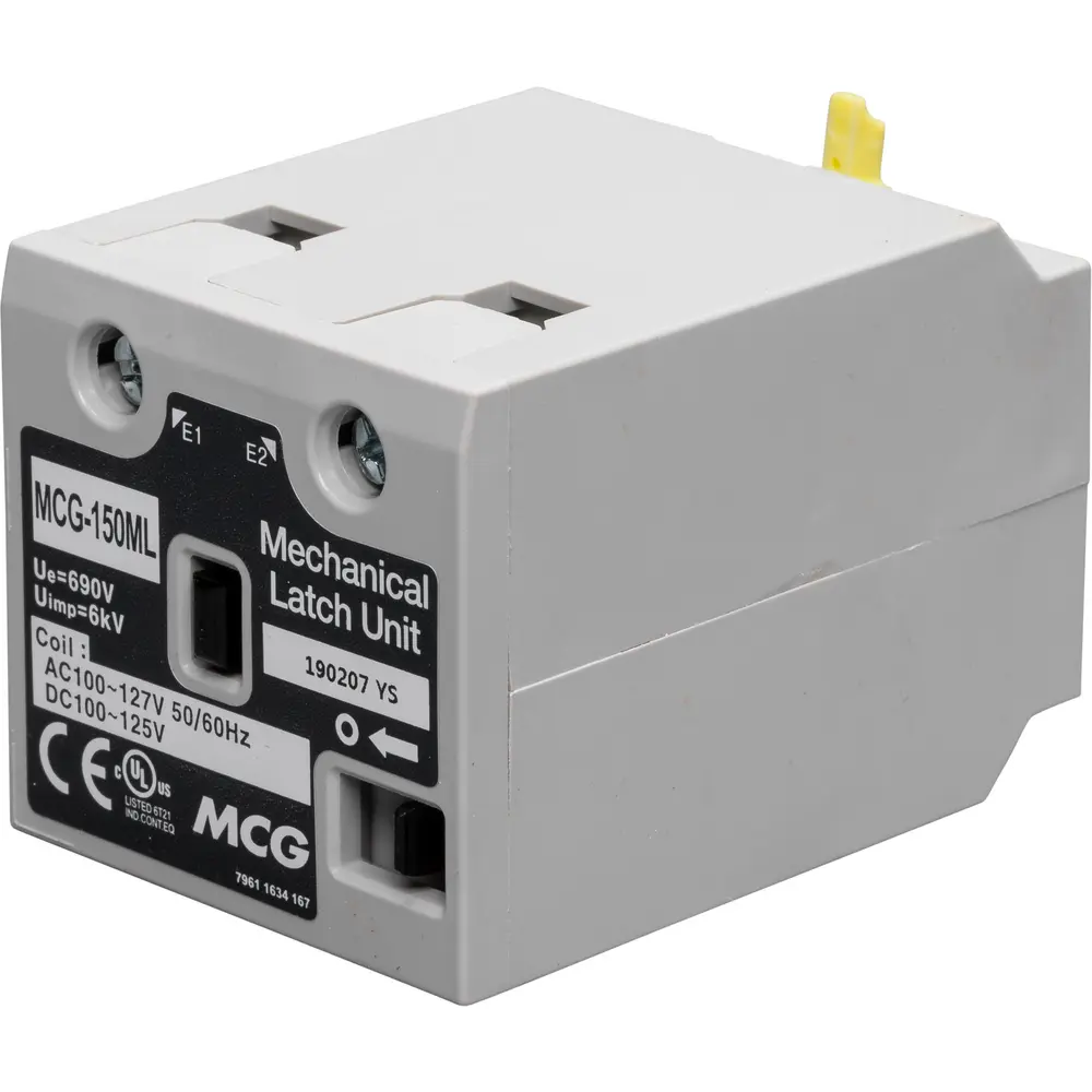 Mechanical Latching Block, Single Phase, 240 VAC
