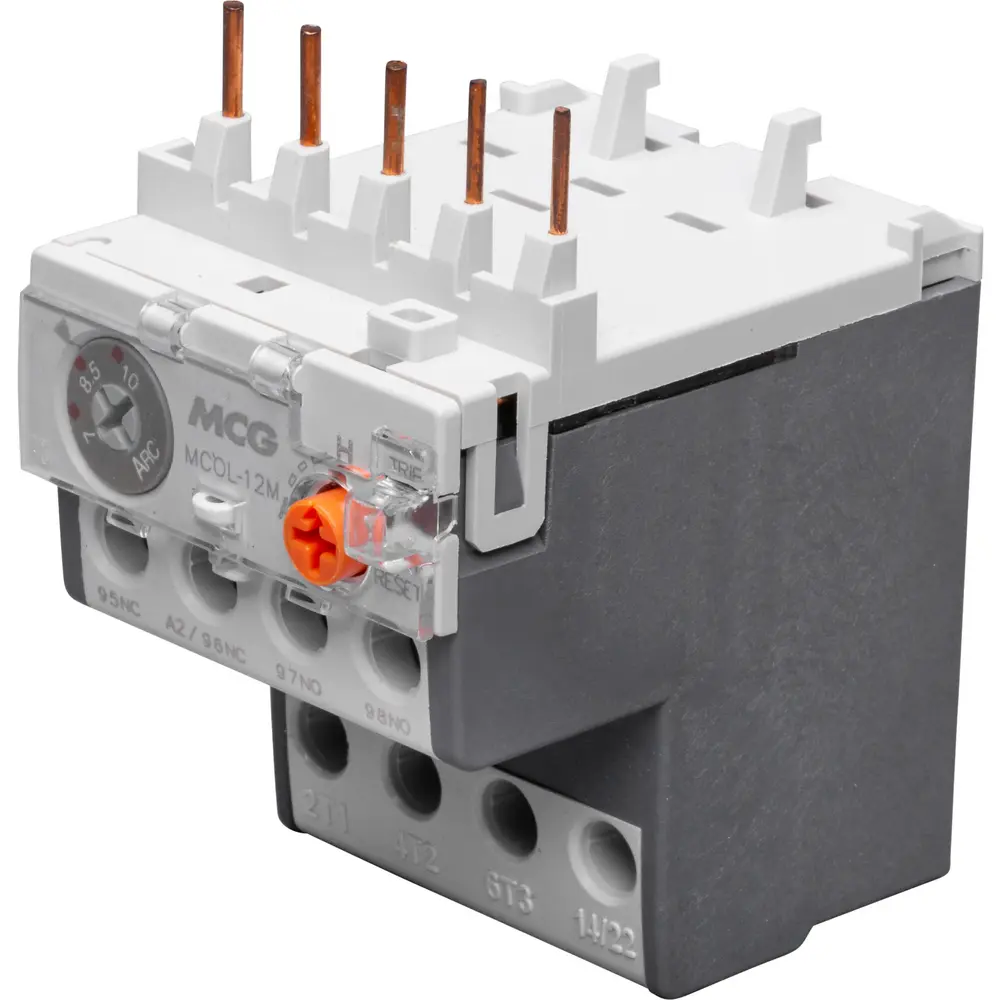 12A Overload Relay, 3-Pole, 10A Current Max
