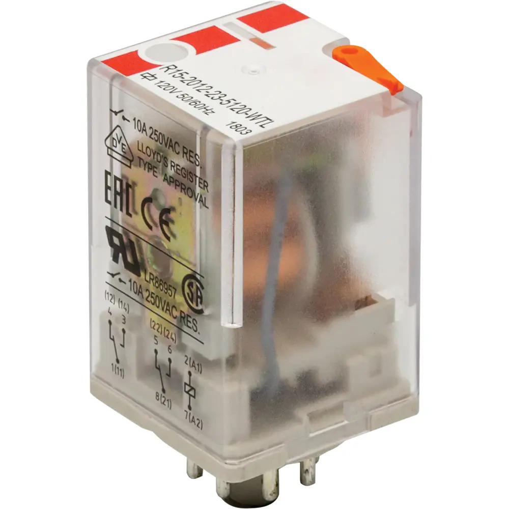 10A 11PIN PLUG-IN RELAY 3PDT BLADE