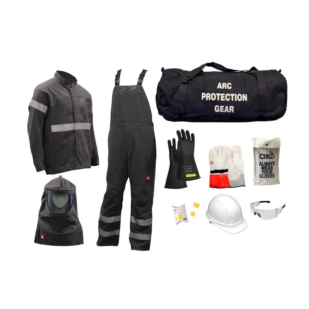 4XL, Black, Gore-Tex Pyrad 40 Cal Jacket & Bib Kit w/ Gloves