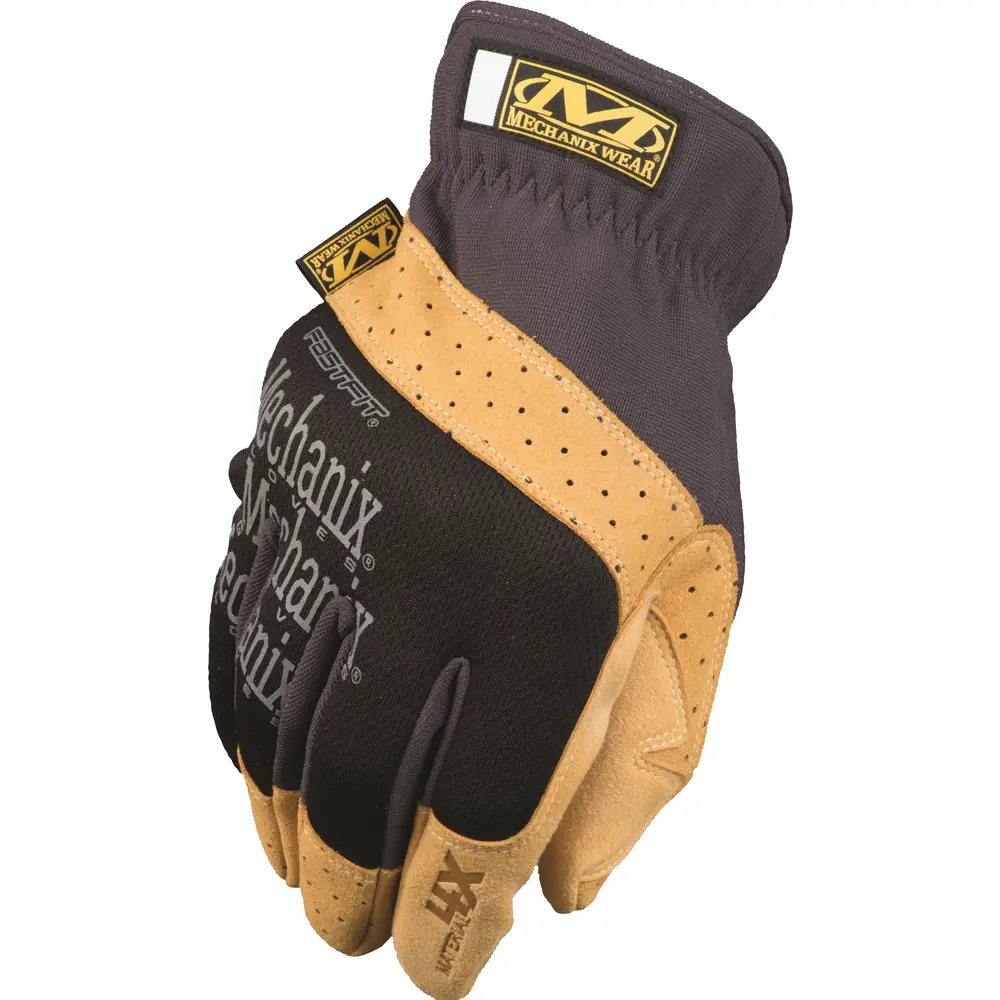 X-Large, Brown, Material4X® FastFit® Leather Work Gloves