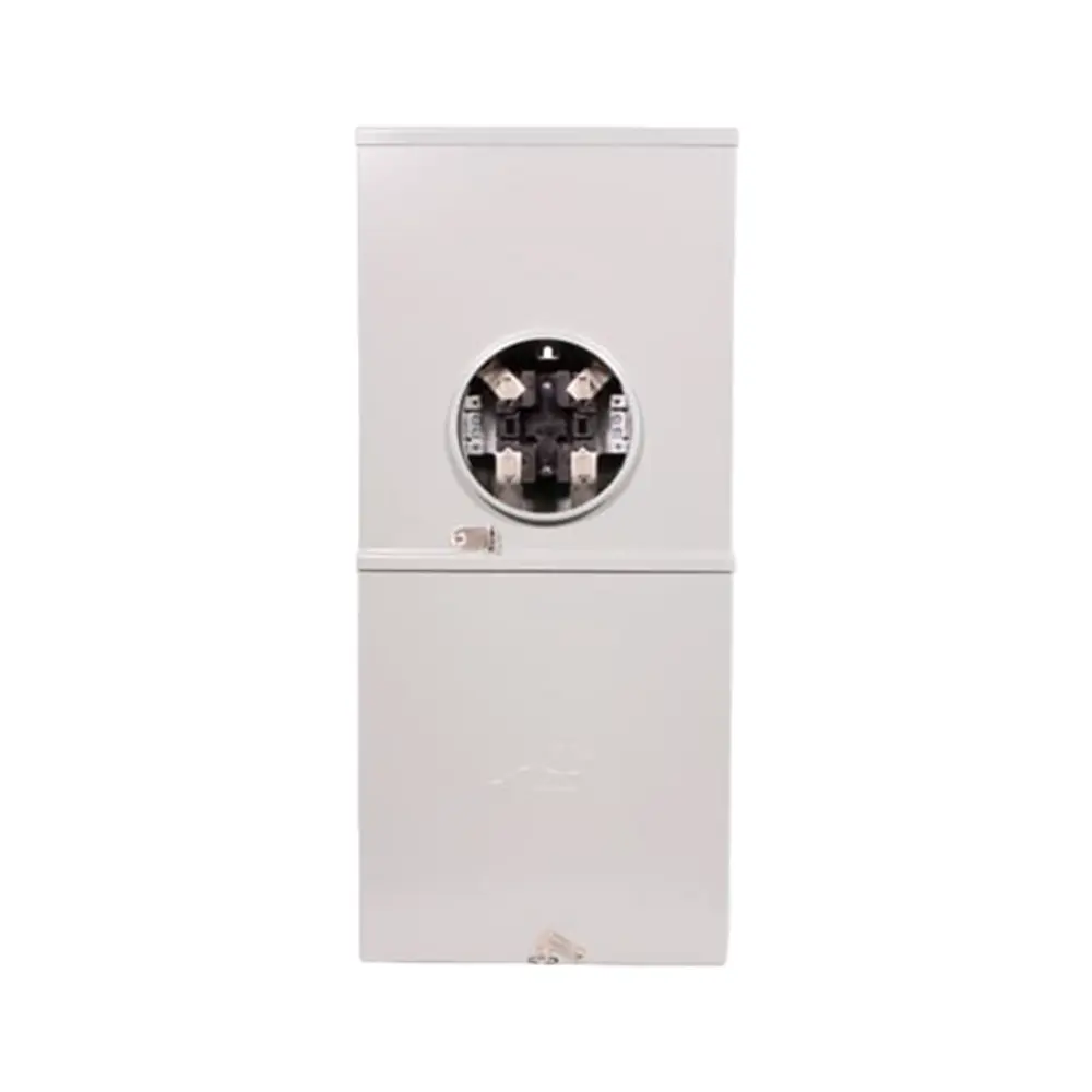 200 A 120/240 VAC Single-Phase Ringless Meter Main w/ Ground Power ...