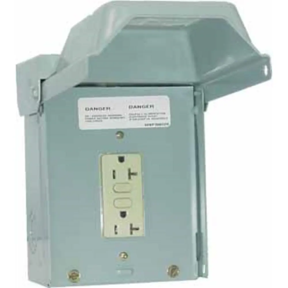 20A 120V GFCI Power Outlet, Overhead NEMA 3R