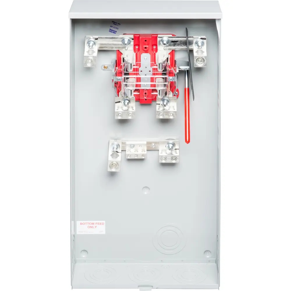 320 A 600 VAC Single-Phase 4-Jaw Ringless Meter Socket, Single Position ...