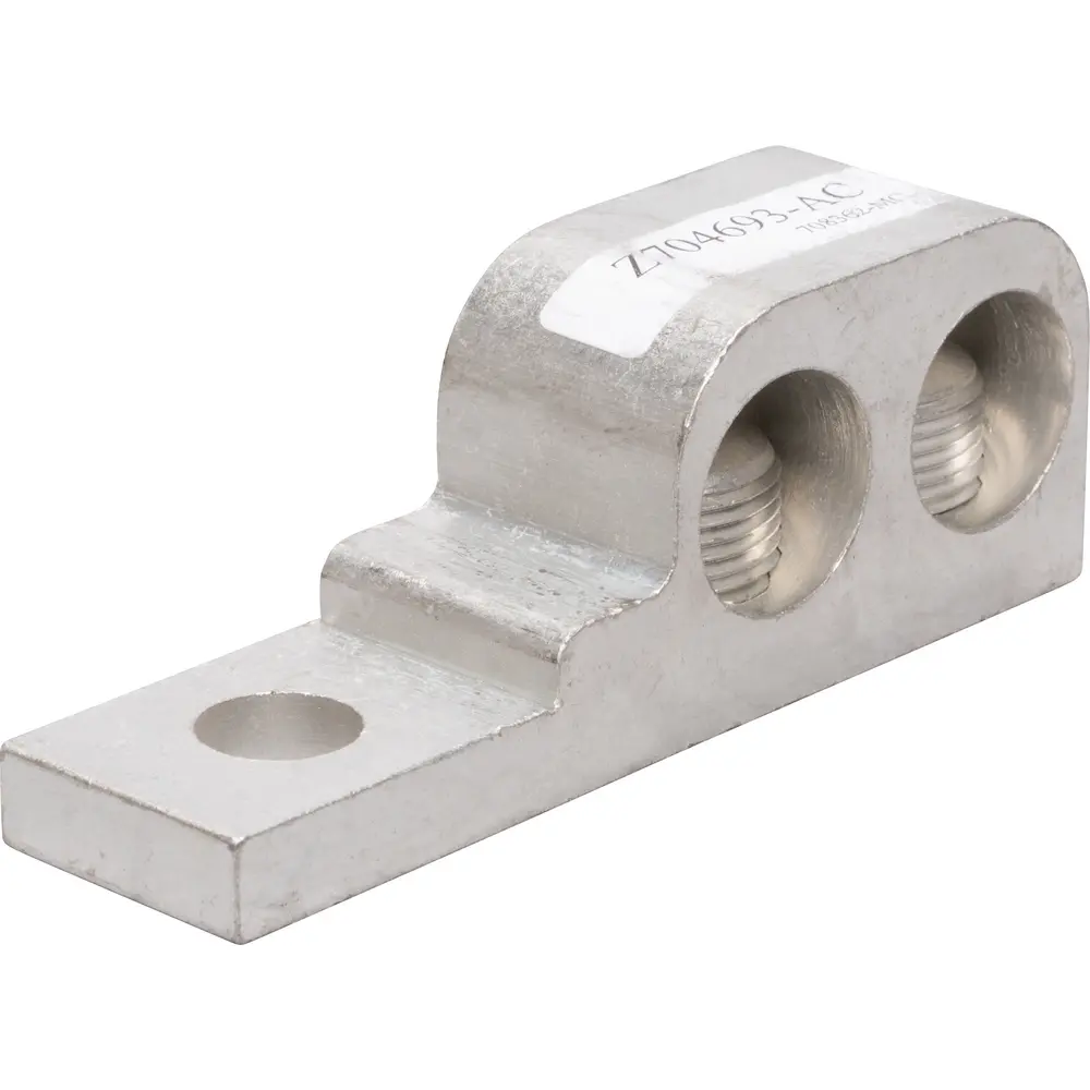 2 AWG - 500 MCM Mechanical Lug, 2-Port, Side Entry