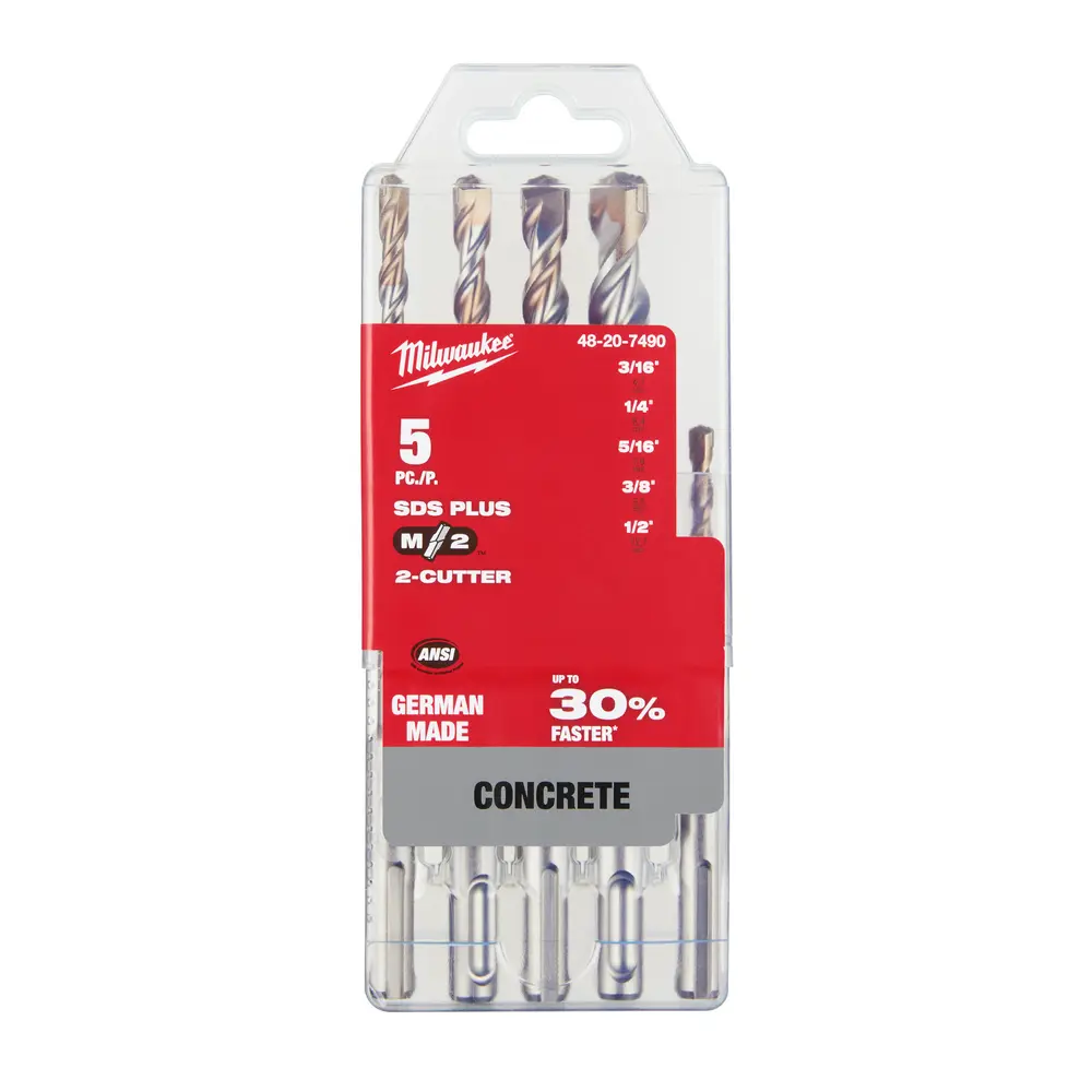 5 Piece SDS Plus M/2™ Kit