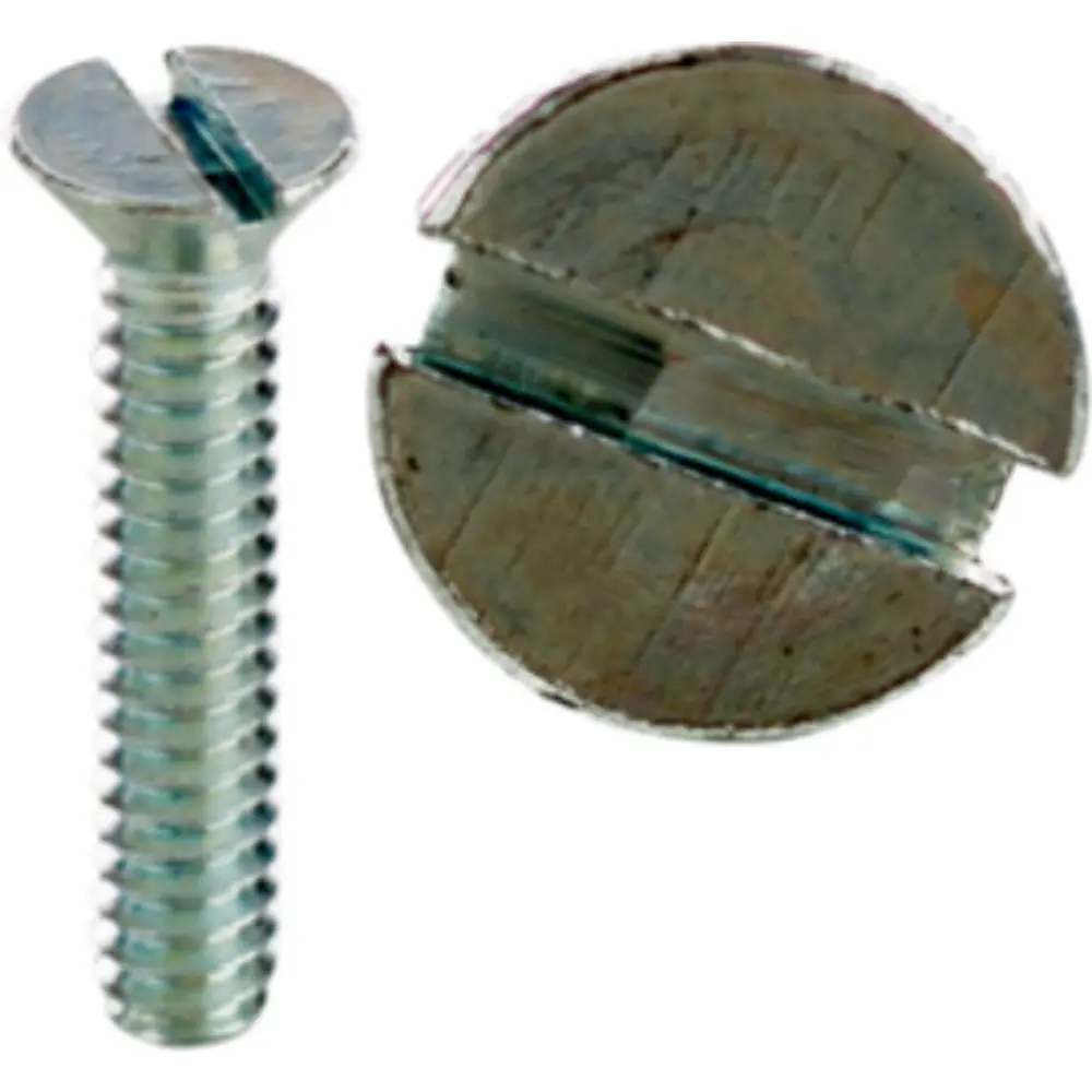 #6-32 x 3" Machine Screw, Flat Head, Slotted