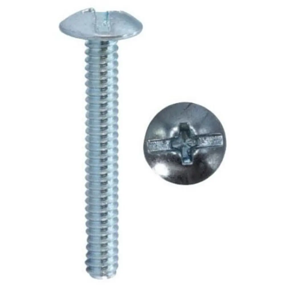 #6-32 x 2" Machine Screws, Truss Head, Phillips/Slotted