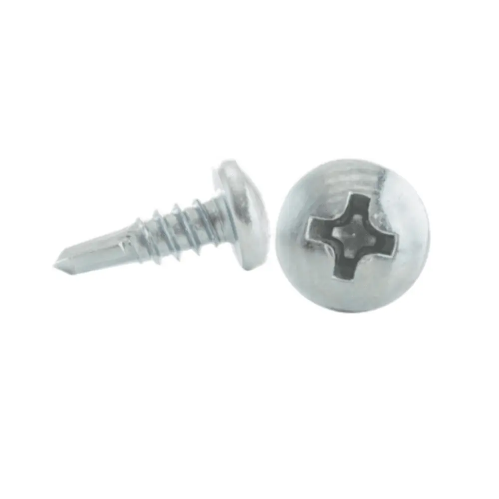 #10-16 x 1-1/2" Tek Screw, Pan Head, Phillips, #2 Drill Point