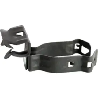 Flange Clamp w/ Conduit Clip, Spring Steel