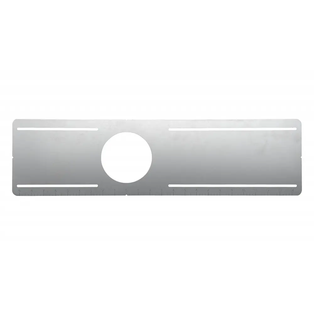 24.6 in. x 6.50 in. Mounting Plate, 3.25 in. Hole Diameter