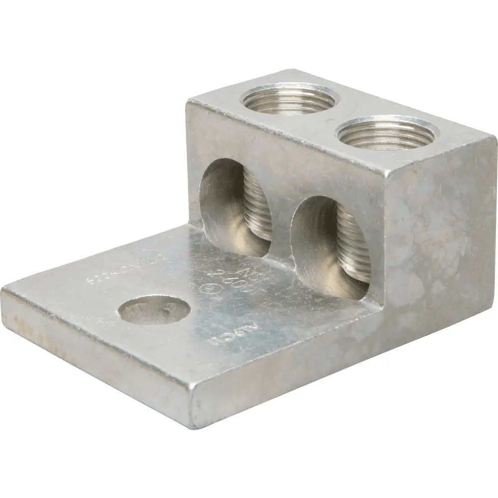 2-Port Dual Rated Lug, 2 AWG-600 MCM