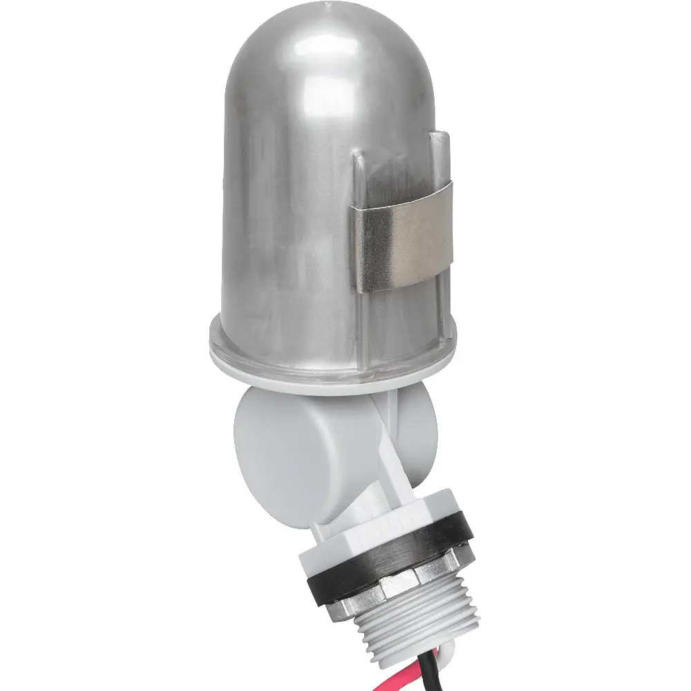 1/2" Stem Conduit Mount Photocontrol Light Sensor,180° Swivel,120 VAC