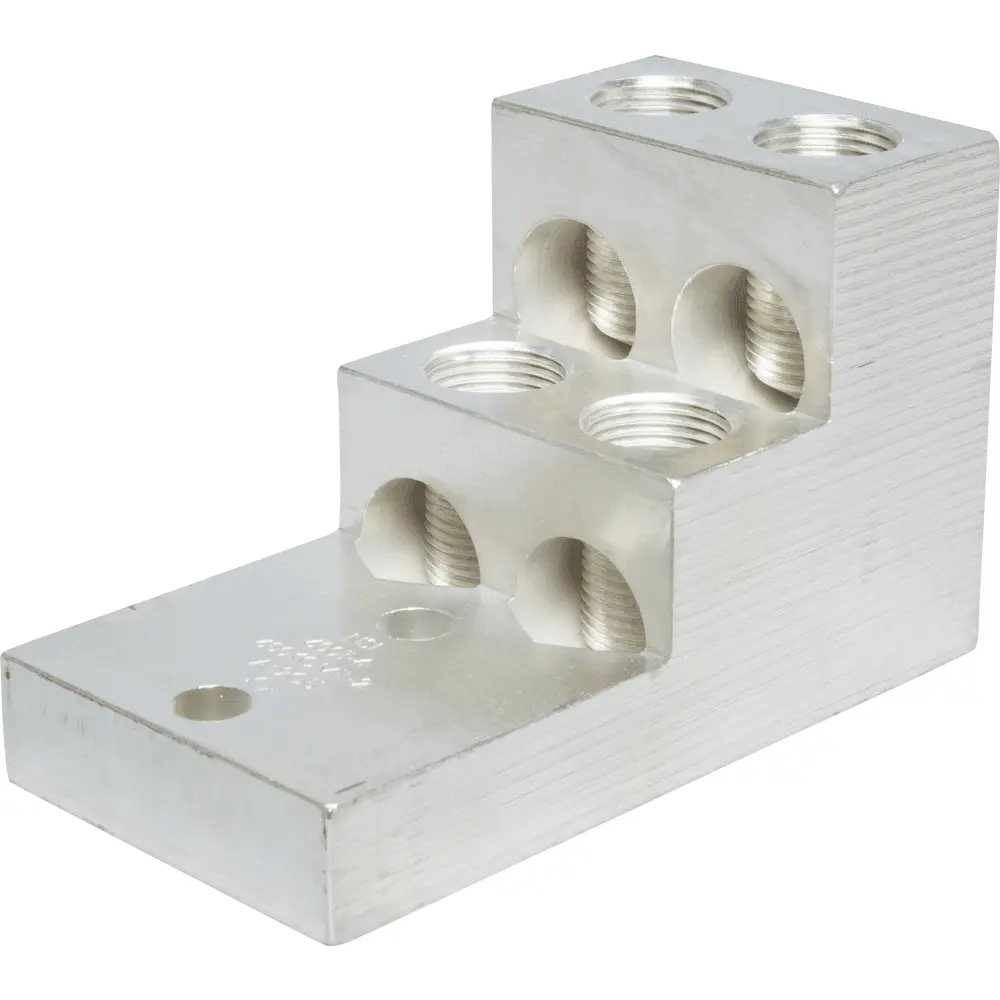 4-Port Step Panel Lug, 2 AWG-600 MCM