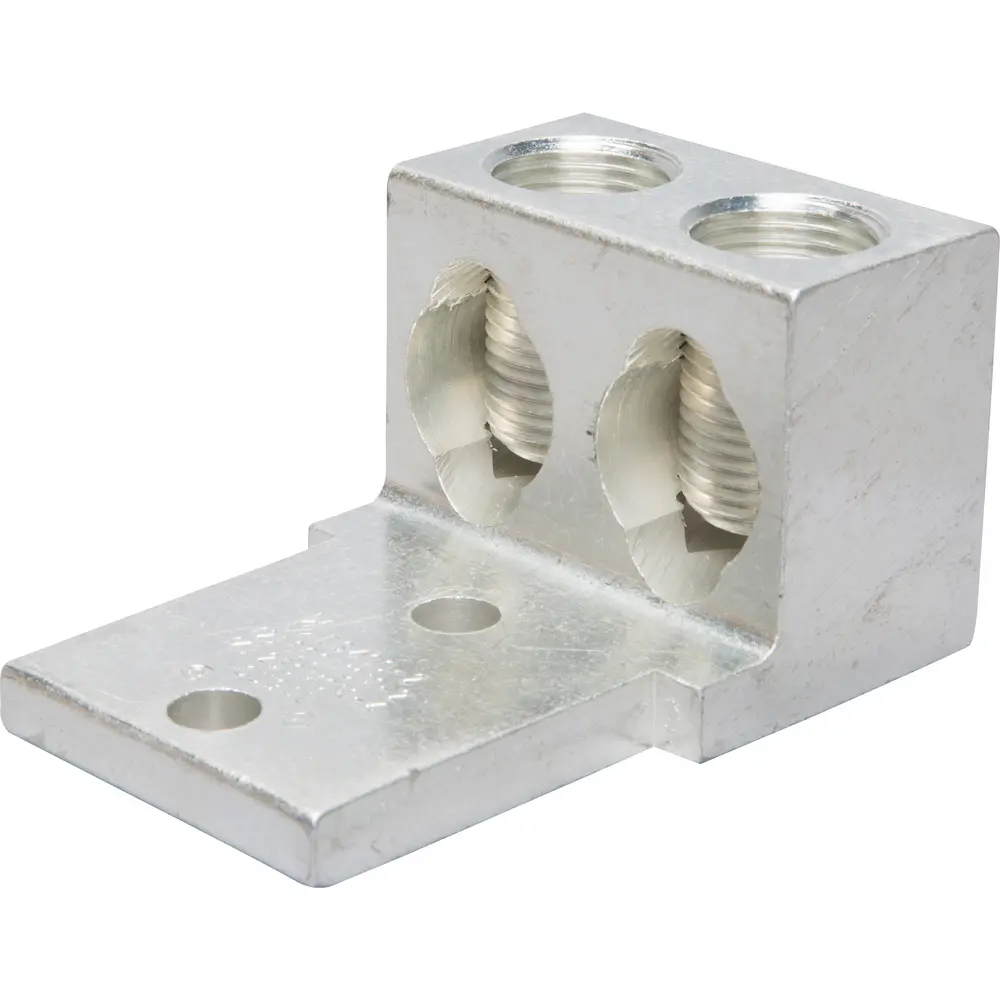 (2) 1/0 - 250 MCM, (4) 1/0 - 250 MCM Aluminum Dual Range Lug