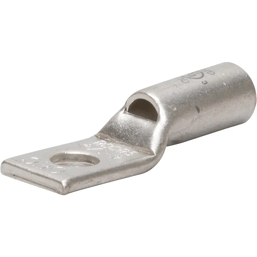 Copper Gray Compression Short Lug, 4 AWG, 1/4” Mount