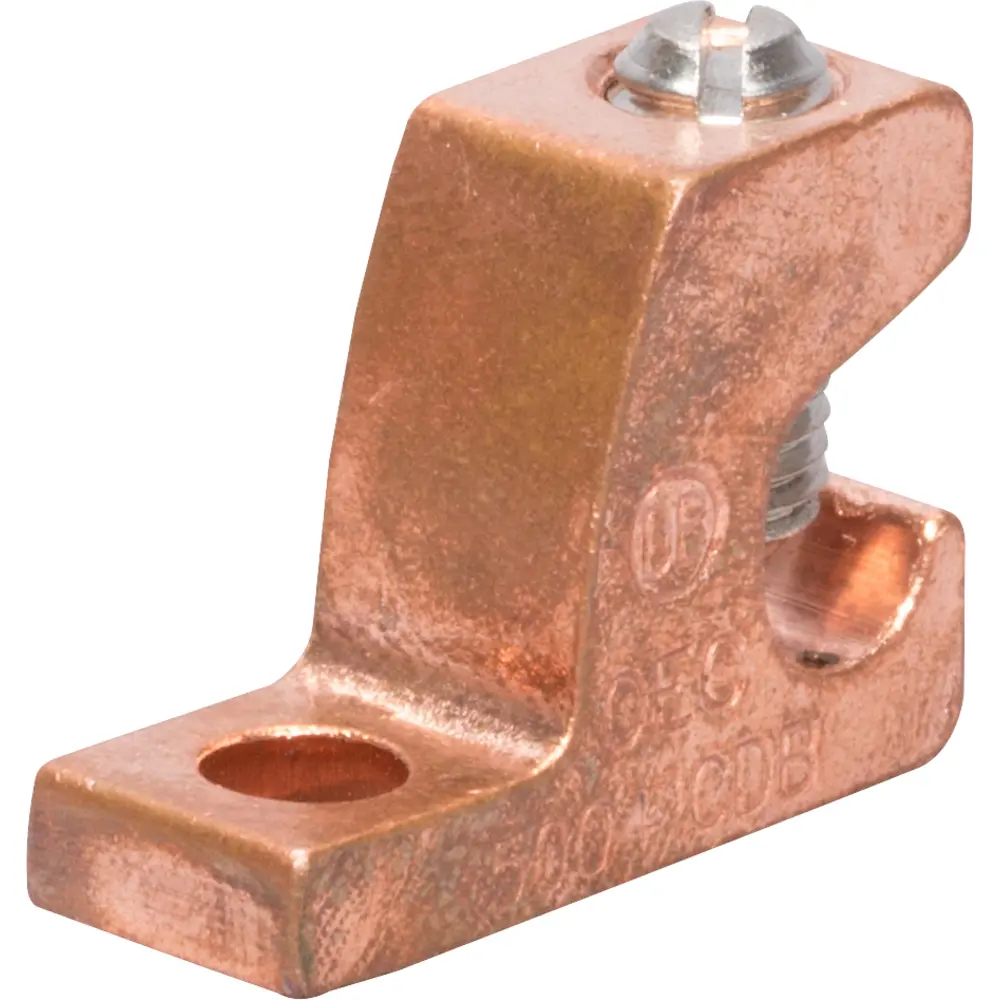 Ground Connector Copper Lay-In, 14 AWG - 4 AWG