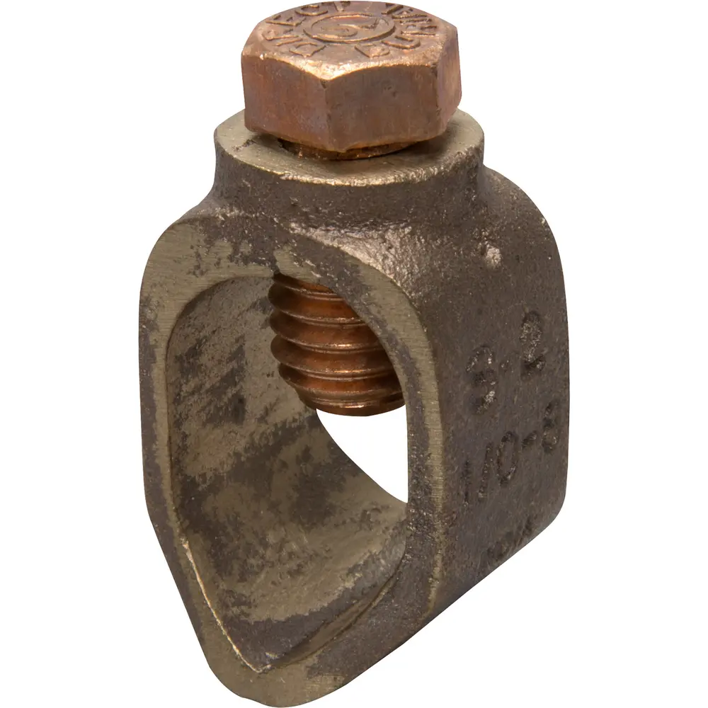 5/8" Heavy Duty Silicon Bronze Grounding Rod Clamp for Burial