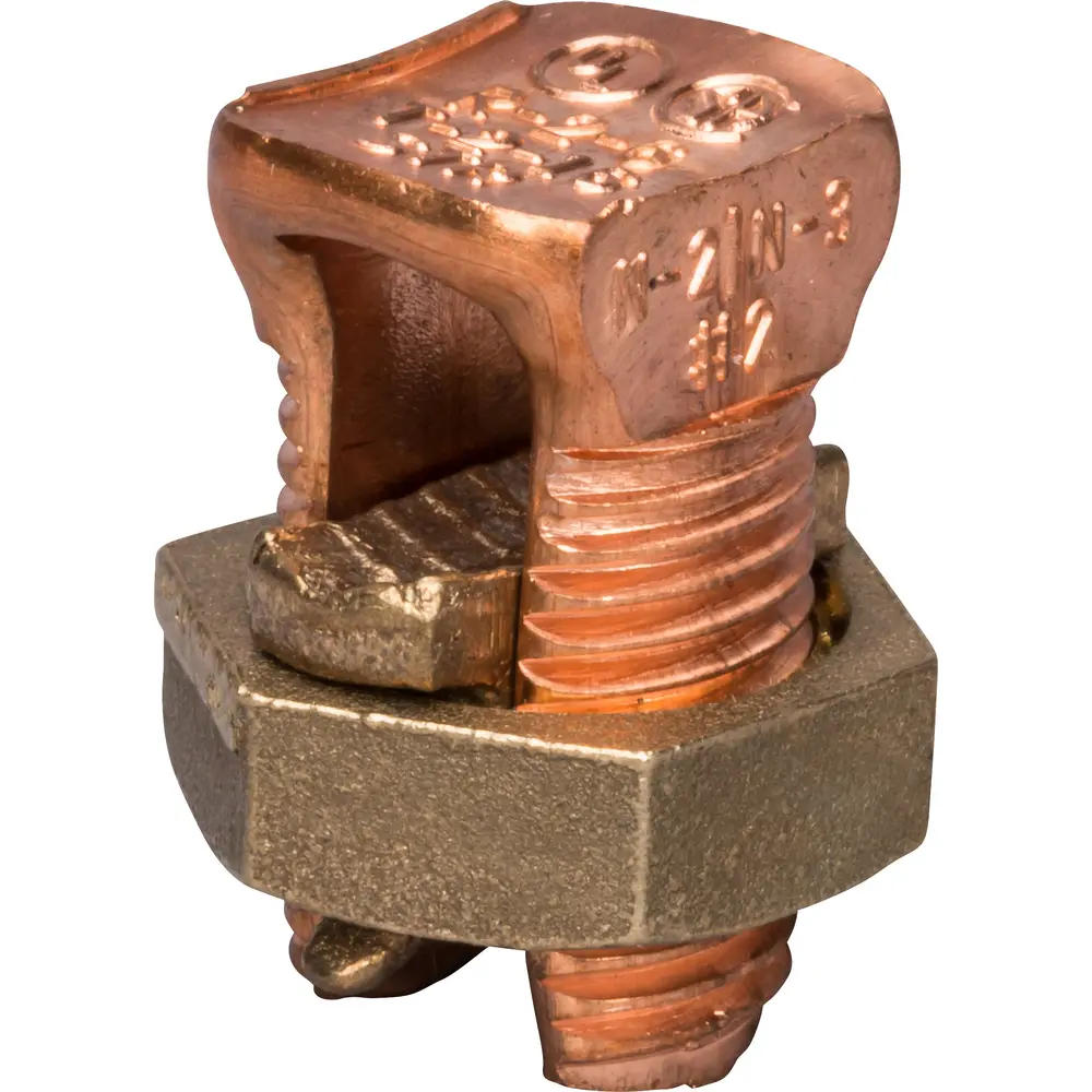 2 AWG Copper Split Bolt