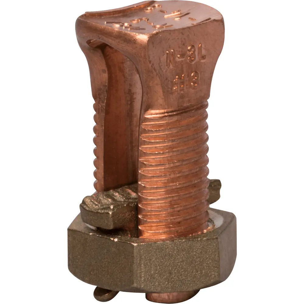 3 AWG Copper Split Bolt, 3-Wire