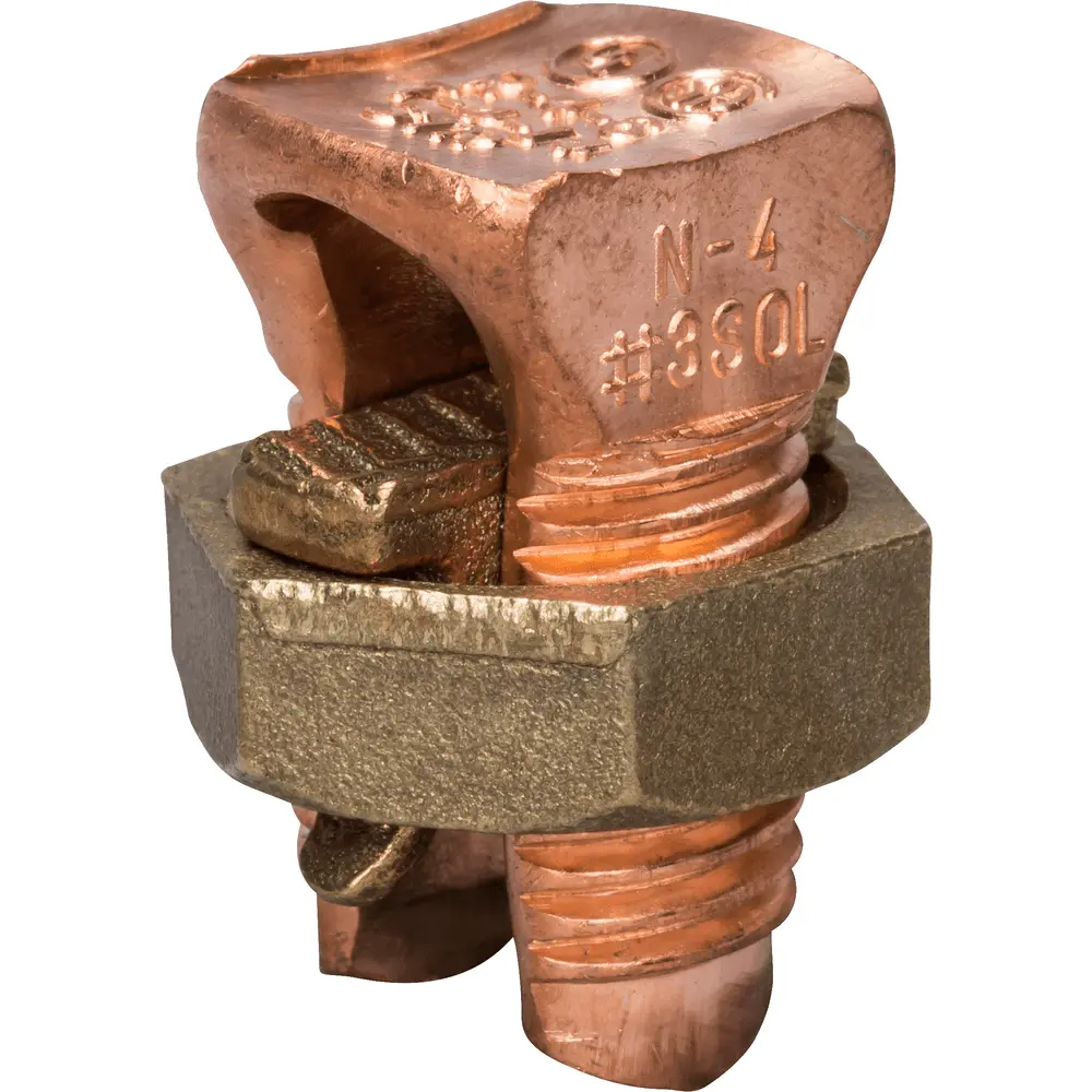 6 AWG Copper Split Bolt