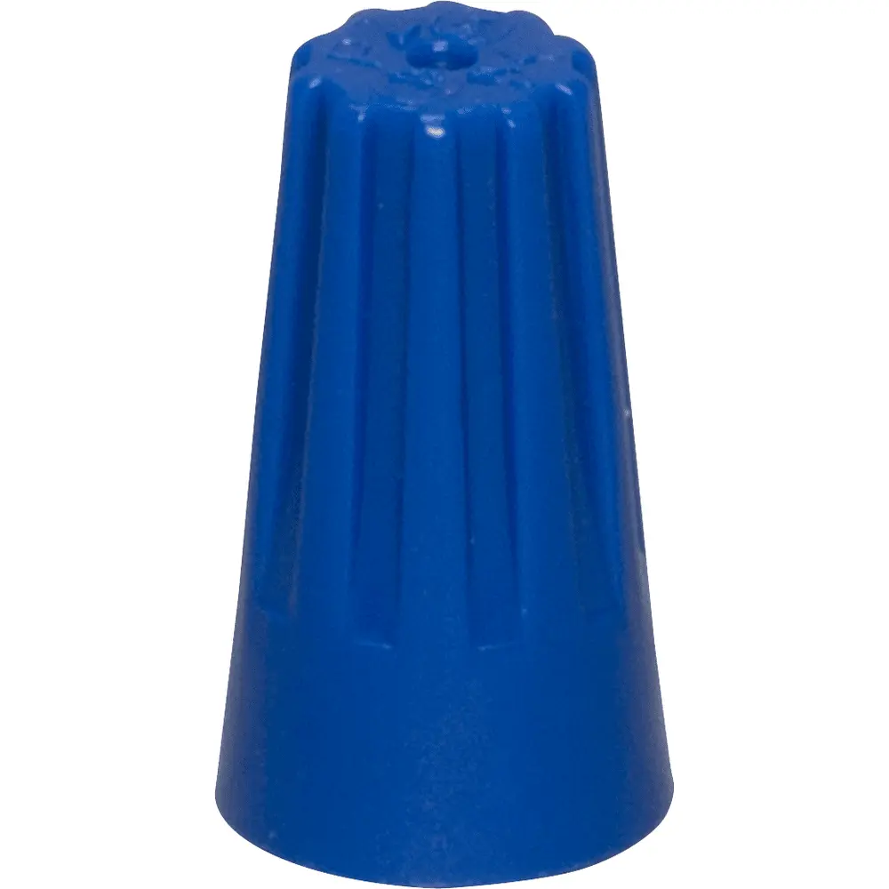 Standard Blue Wire Connector w/ Quick-Grip Spring, 22 - 14 AWG