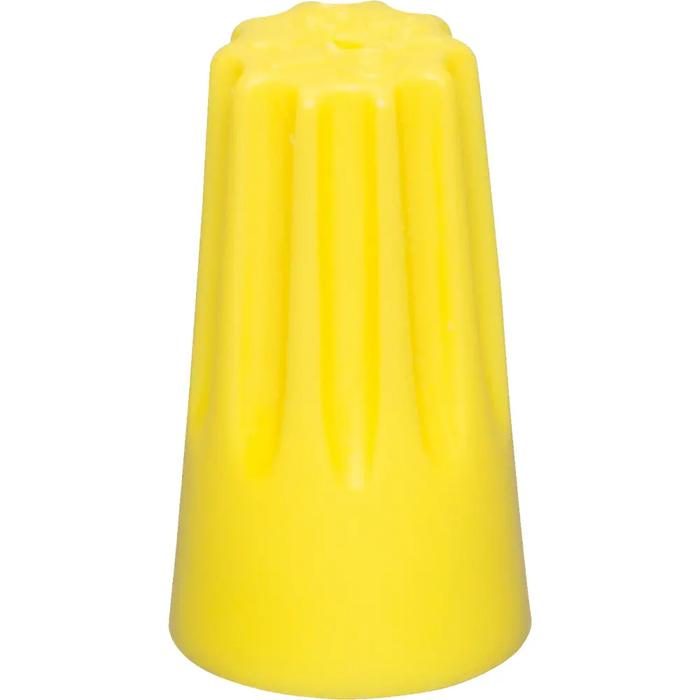 Standard Yellow Wire Connector w/ Quick-Grip Spring, 22 - 8 AWG