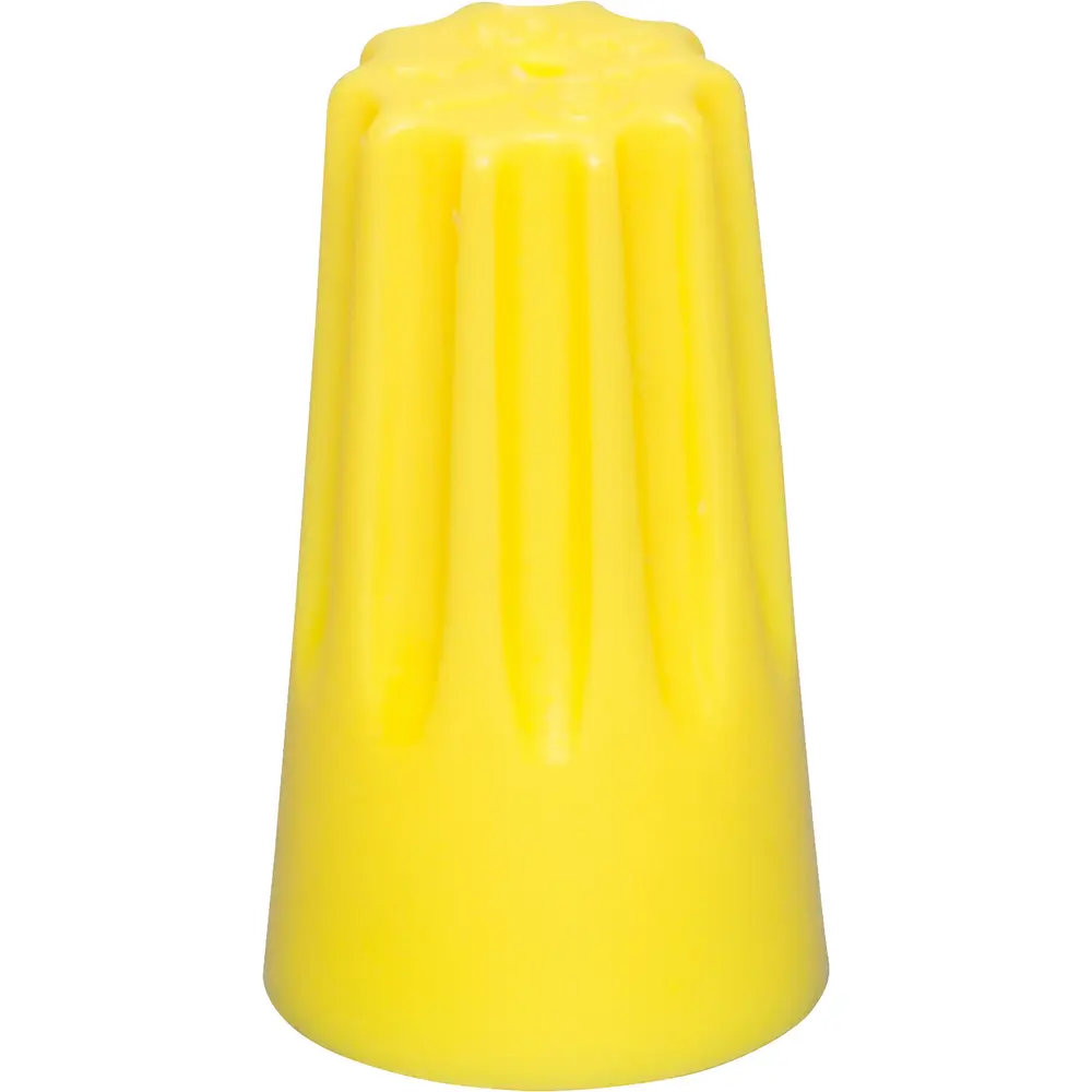 Standard Yellow Wire Connector w/ Quick-Grip Spring, 22 - 8 AWG