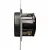 30 A 125 VAC Straight Blade Single Flush Receptacle, TT-30R, Black