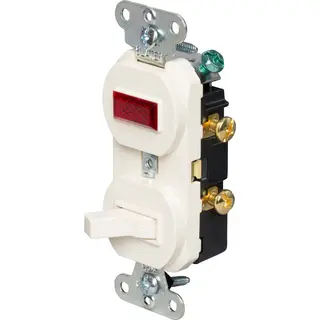 Toggle Pilot Light Switches | Combination & Single-Pole