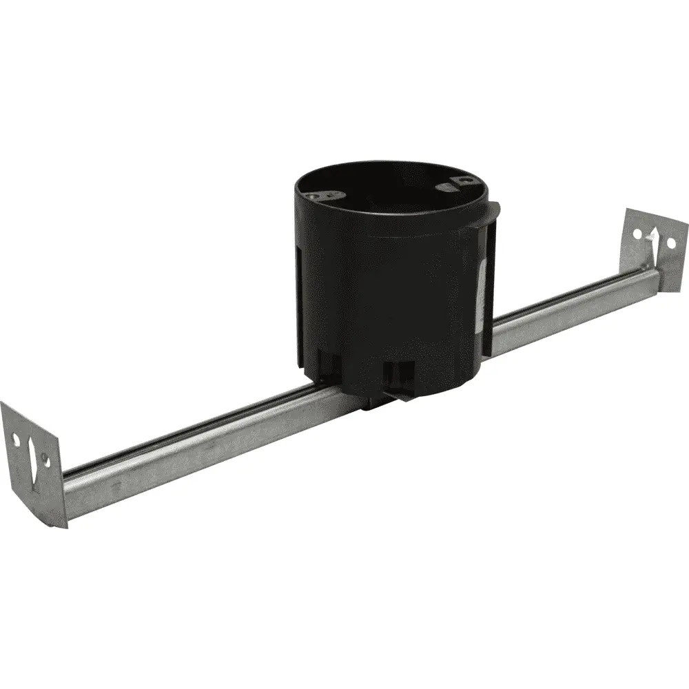 3-1/4" Round Ceiling Box w/ Bar Hanger